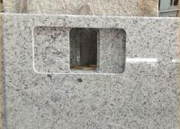 China Giallo Sf Real Solid Granite Worktops For Kitchen / Bathroom White Color for sale