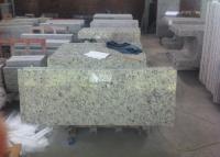 China Giallo Sf Real Solid Granite Worktops For Kitchen / Bathroom White Color for sale