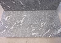 China Snow Grey Granite Stone Tiles With White Veins 2.8kg / M³ Density for sale