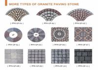 China Outdoor Garden Natural Paving Stones Basalt Cobble Stone Raw Material for sale