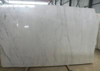 China Polished Statuario Venato Porcelain Tile , White Large Marble Floor Tiles for sale
