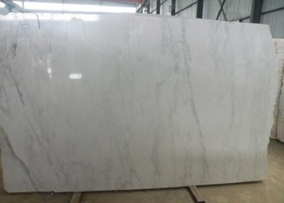 China Polished Statuario Venato Porcelain Tile , White Large Marble Floor Tiles for sale