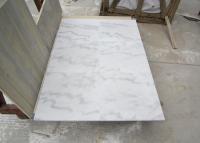 China White Natural Marble Tile Different Size Optional Polished Surface for sale