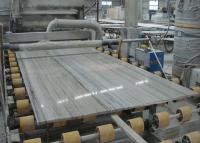 China White Wooden Vein Grey Marble Stone Countertops 2cm Thickness Big Slab for sale