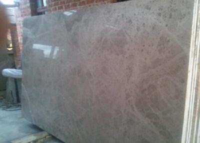China Solid Marble Stone Countertops Slab Brown Color Polished Finish Surface for sale