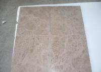 China Solid Marble Stone Countertops Slab Brown Color Polished Finish Surface for sale