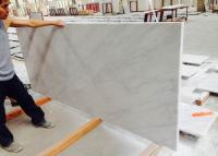 China White / Beige Marble Bathroom Vanity Countertops Polished Solid Surface for sale