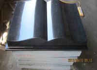 China Black Granite Memorial Headstones For Tombstone Polished Surface Finish for sale