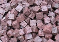 China Granite Outdoor Natural Paving Stones For Garden / Patio Red Porphyry for sale