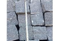 China Natural Split Black Outdoor Paving Stones , Granite Grey Black Paving Stones for sale