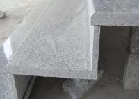 China Light Grey White Granite Slab Steps , Granite Stone Slabs For Outdoor Steps for sale