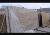 China Gold Polished Granite Natural Stone Slabs 126MPa Compressive Strength for sale
