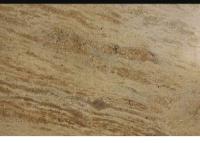 China Gold Polished Granite Natural Stone Slabs 126MPa Compressive Strength for sale