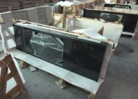 China Absolute Black Granite Vanity Top , 2cm Thick Natural Solid Surface Vanity Tops for sale
