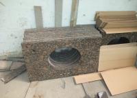 China Baltic Brown Granite Bathroom Vanity Countertops 2cm Thickness Custom Cut for sale