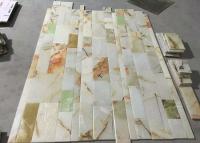 China Cream Onyx Natural Marble Tile / Cream Marble Floor Tiles Onyx Type For Floor for sale