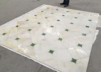 China Cream Onyx Natural Marble Tile / Cream Marble Floor Tiles Onyx Type For Floor for sale