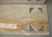 China Polished Granite Sheets For Countertops , Customized Size Polished Granite Slabs for sale