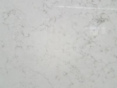 China Marble Like Solid Quartz Countertops , Vein Designs Man Made Stone Countertops for sale