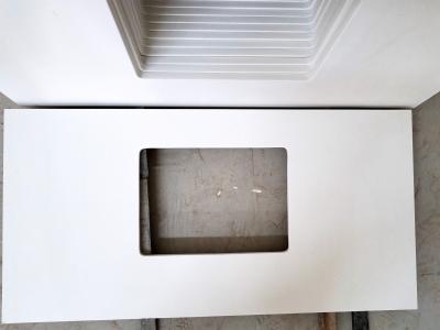 China Engineered Quartz Bathroom Vanity Tops Less 0.01% Water Absorption for sale