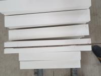 China Artificial Quartz Bathroom Vanity Tops For Hotel Renovation Back / Side Splash for sale