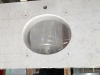 China White Quartz Stone Countertops , marble quartz countertops QS508 for sale