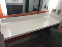 China Engineering quartz stone countertops ceasar stone Organic white 4600 for sale