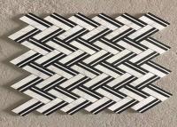 China 340x300mm Marble Mosaic Tileand mosaic 280x320mm / mosic marble tile for sale