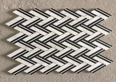 China 340x300mm Marble Mosaic Tileand mosaic 280x320mm / mosic marble tile for sale