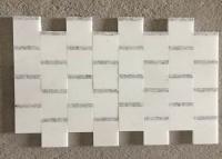 China Whit	Marble Mosaic Tile , marble mosic floor tile 10mm Thickness 302x302mm Sheet Size for sale