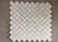 China Whit	Marble Mosaic Tile , marble mosic floor tile 10mm Thickness 302x302mm Sheet Size for sale