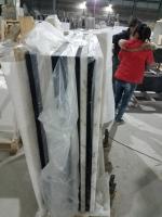 China Black Nero Marquina round table countertops marble table tops SGS Certification for sale