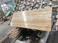 China White Wooden Vein Grey Marble Stone Countertops 2cm Thickness Big Slab for sale