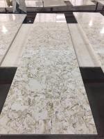 China Pre cut quartz stone vanity top Eased Edge Water Absorption < 1.0% for sale