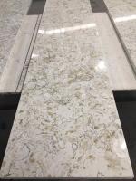 China Pre cut quartz stone vanity top Eased Edge Water Absorption < 1.0% for sale
