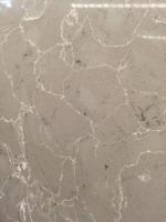 China Pre cut quartz stone vanity top Eased Edge Water Absorption < 1.0% for sale