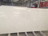 China Pre cut quartz stone vanity top Eased Edge Water Absorption < 1.0% for sale