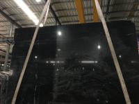 China Nero Marquina Polished Natural Marble Tile Bathroom Marble Shower Floor Tile for sale