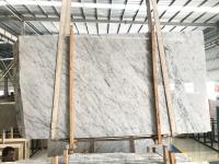 China Bianco cararra white Venato marble bathroom vanity tops for hospitality rennovation for sale
