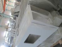 China White Quartz Solid Stone Countertops For Kitchen 2.5 G / Cm3 Bulk Density for sale
