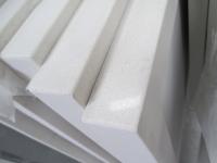 China White Quartz Solid Stone Countertops For Kitchen 2.5 G / Cm3 Bulk Density for sale