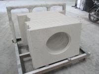 China White Quartz Solid Stone Countertops For Kitchen 2.5 G / Cm3 Bulk Density for sale