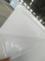 China White Quartz Solid Stone Countertops For Kitchen 2.5 G / Cm3 Bulk Density for sale