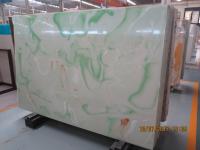China White Quartz Solid Stone Countertops / Solid Surface Kitchen Countertops for sale