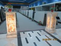 China White Quartz Solid Stone Countertops / Solid Surface Kitchen Countertops for sale