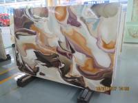 China White Quartz Solid Stone Countertops / Solid Surface Kitchen Countertops for sale