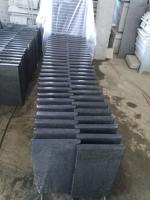 China Multi Function Polished Granite Floor Tiles / Black White Galaxy Granite Floor Tiles for sale