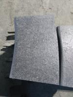 China Multi Function Polished Granite Floor Tiles / Black White Galaxy Granite Floor Tiles for sale