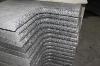 China Multi Function Polished Granite Floor Tiles / Black White Galaxy Granite Floor Tiles for sale