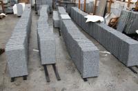 China Multi Function Polished Granite Floor Tiles / Black White Galaxy Granite Floor Tiles for sale